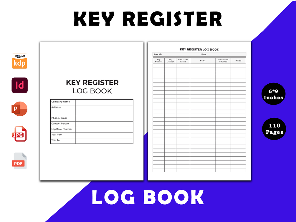 Key Register Log Book