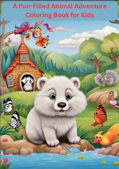 A Fun-Filled Animal Adventure Coloring Book for Kids