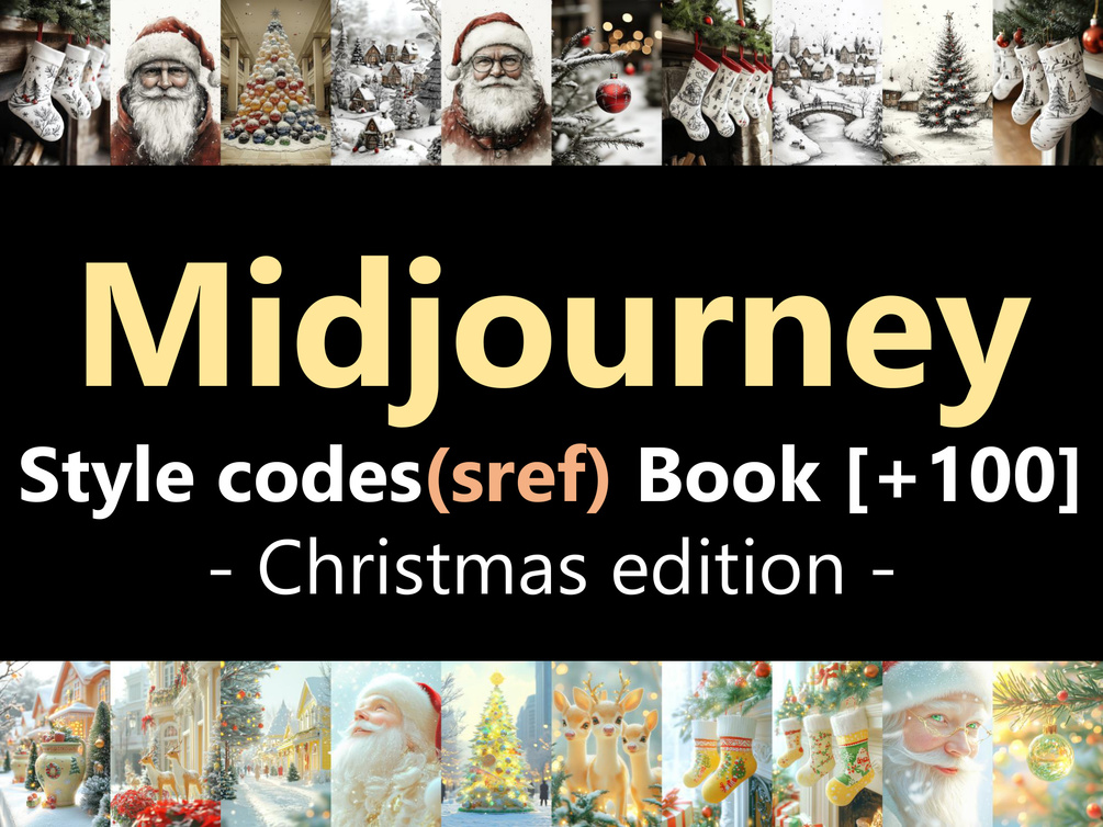 The Ultimate Midjourney style(--SREF) codes book - Christmas edition