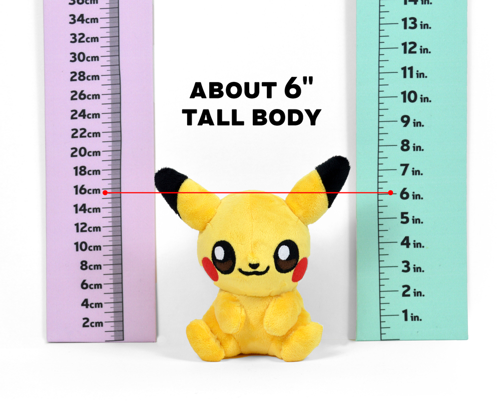 Pikachu Plush Sewing Pattern