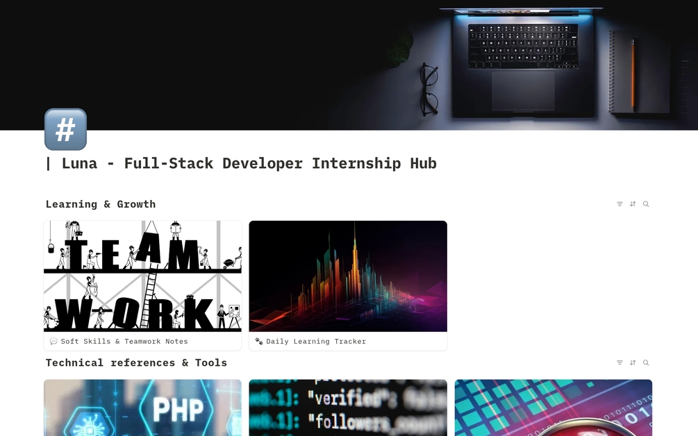 The Full-Stack Developer Internship Hub (Now Available !) FREE for the First 700 Downloads!