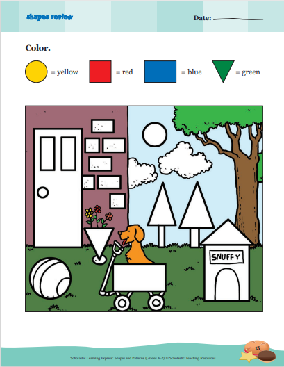 Learning Express: Shapes and Patterns (Grades K-2)