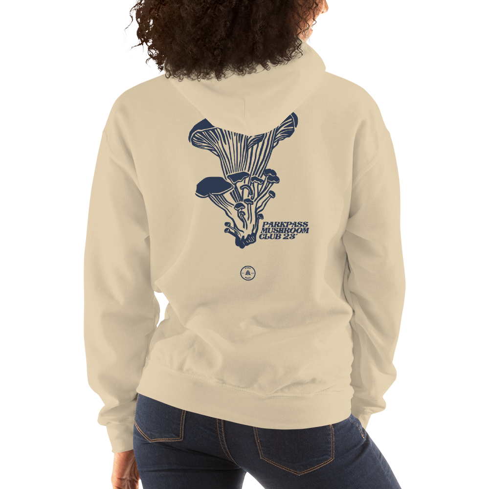 Sand- Mushroom club "Oyster" heavy hoodie