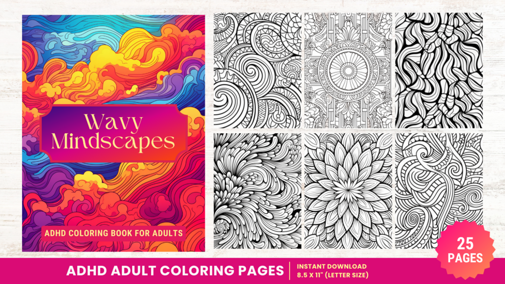 ADHD + Neurodivergent Coloring Pages (Dr. Luna) - 25 science backed ...