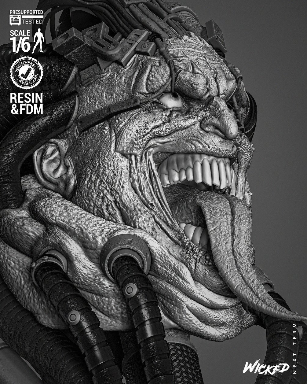 Wicked Marvel Mojo Portrait Bust: Tested and ready for 3D printing