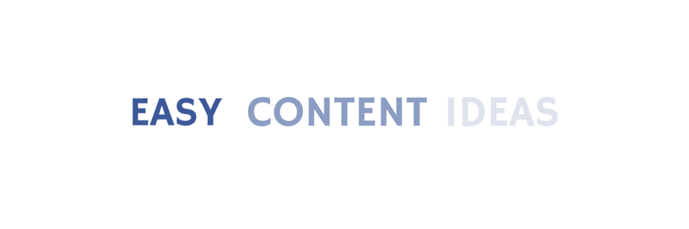 Easy Content Ideas Total Package 99