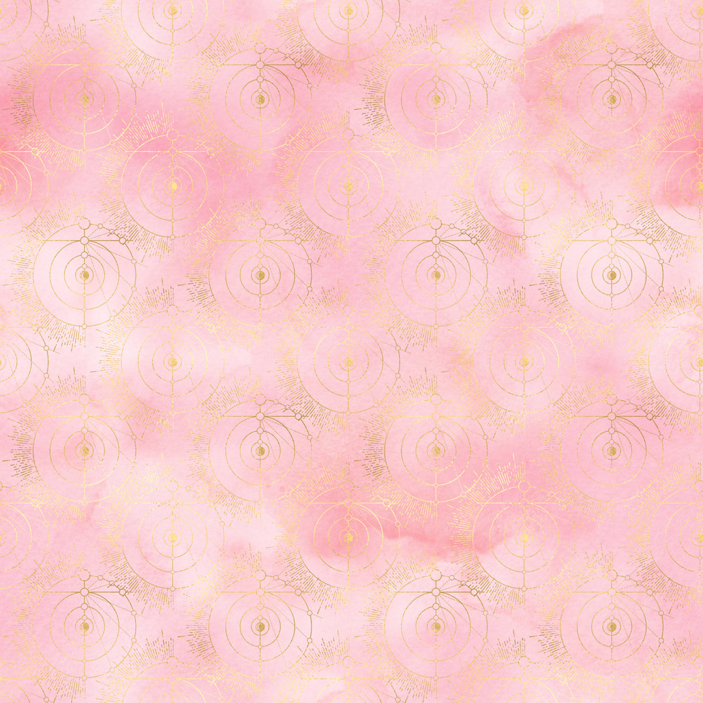 Blush and Navy Celestial Watercolor