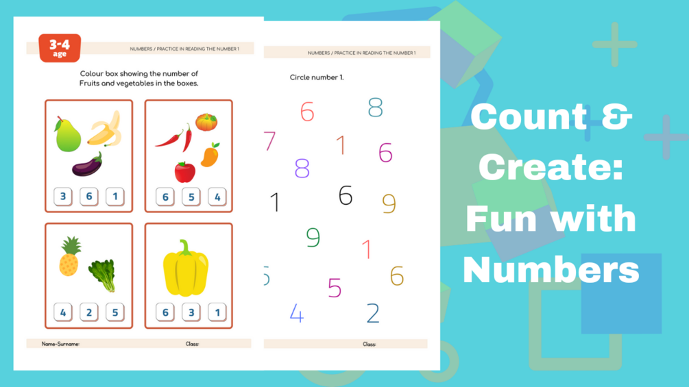 Count & Create: Fun with Numbers ( activities for kids)