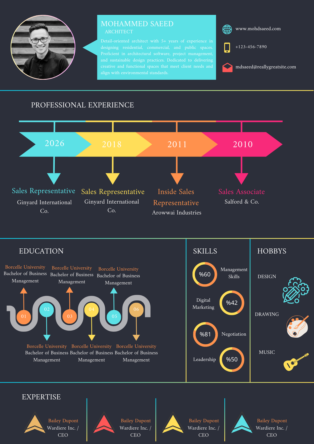 Colorful CV / Resume
