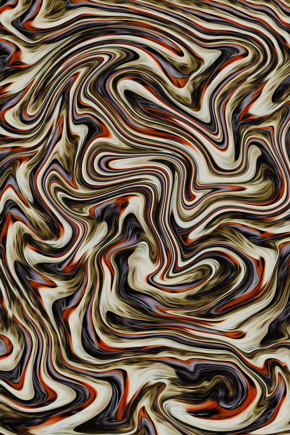 FLUID ART: "Panic" | Abstract Background