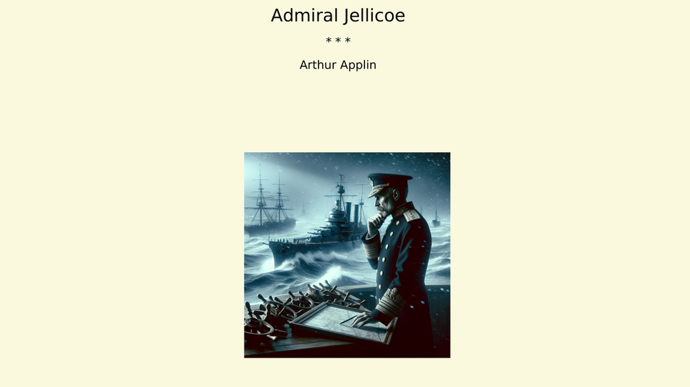 Admiral Jellicoe