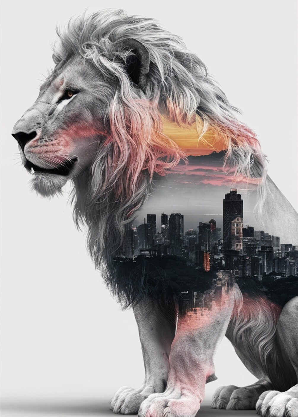 Elegant Leo Painting