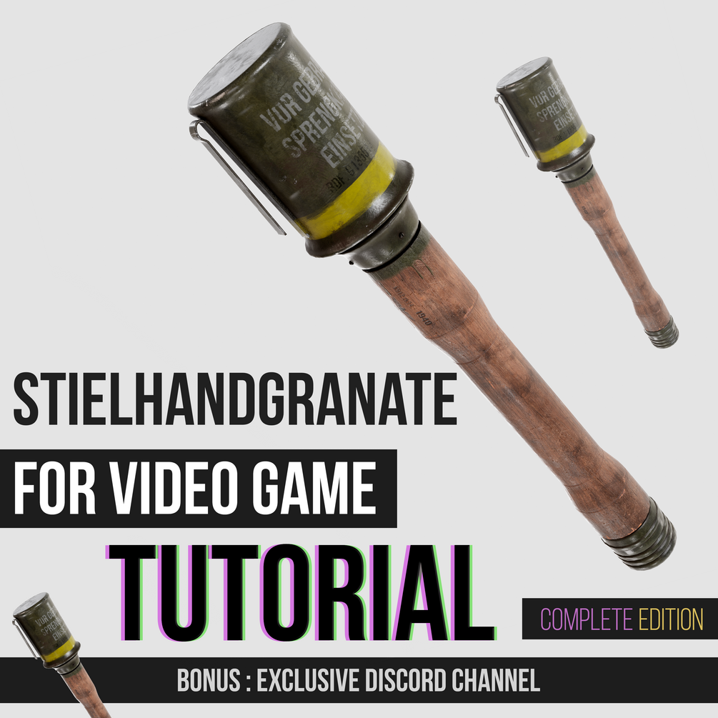 Stielhandgranate for Video Games Tutorial | Complete edition