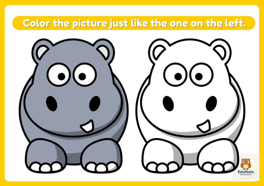 🐮Coloring Handwriting Practice Workbook (Yellow Cartoon Style)