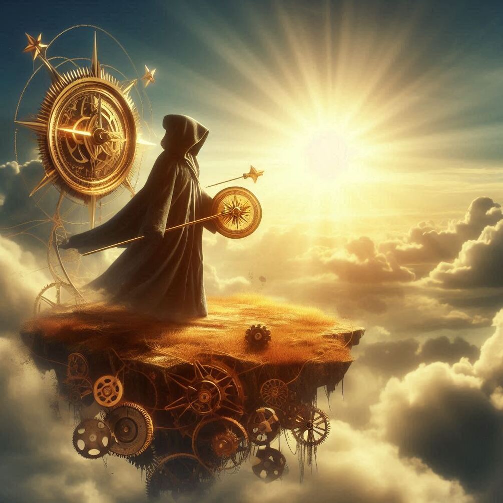 The Architect of Time""Guardian of the Celestial Gears