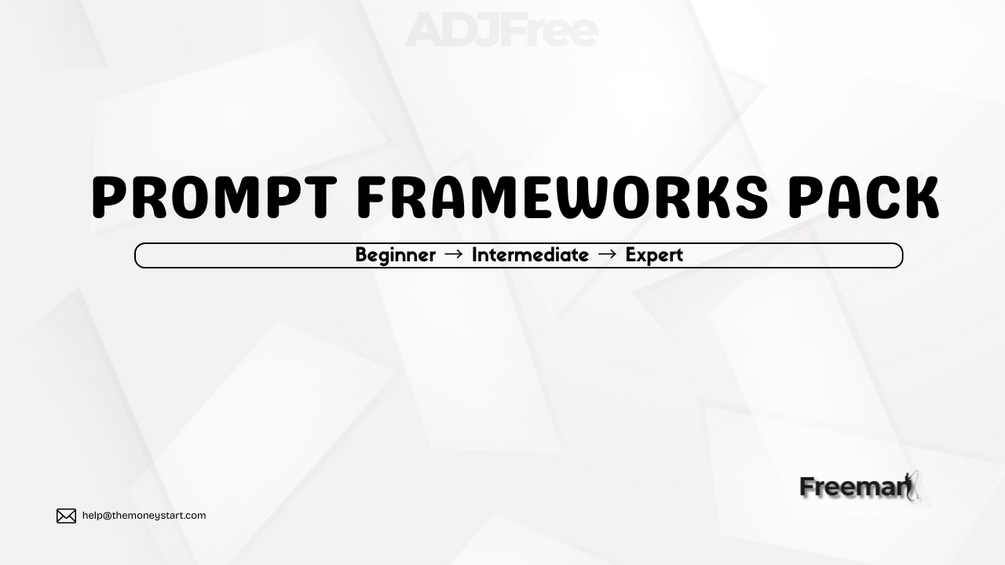Prompt Frameworks Pack: Beginner → Intermediate → Expert
