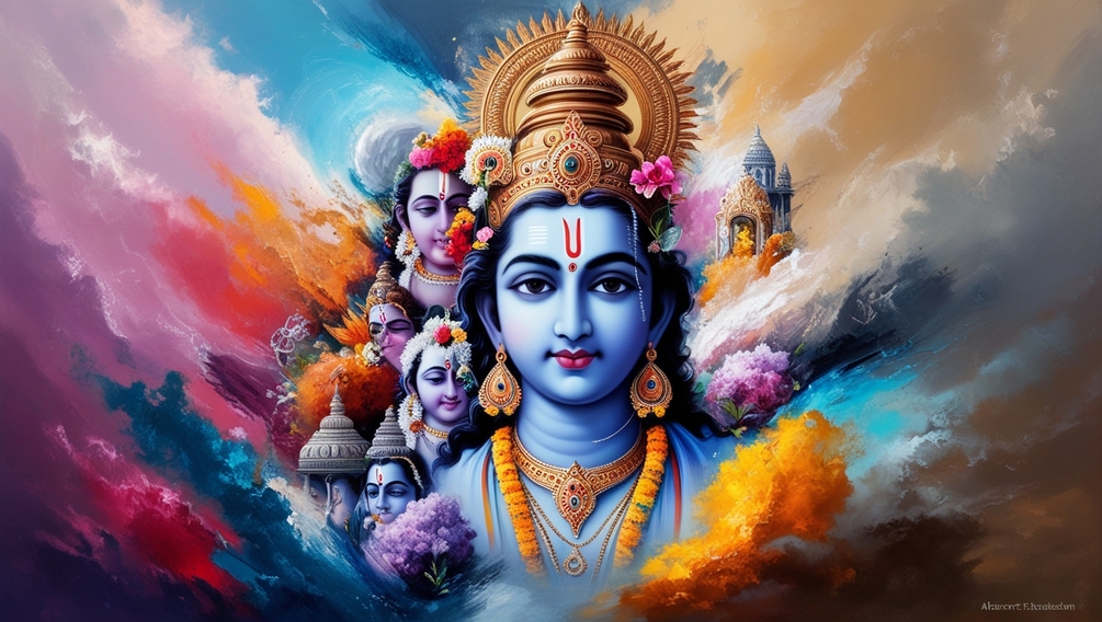 🌟 Explore the Divine Artistry: Abstract Expressions Images of Gods 🎨