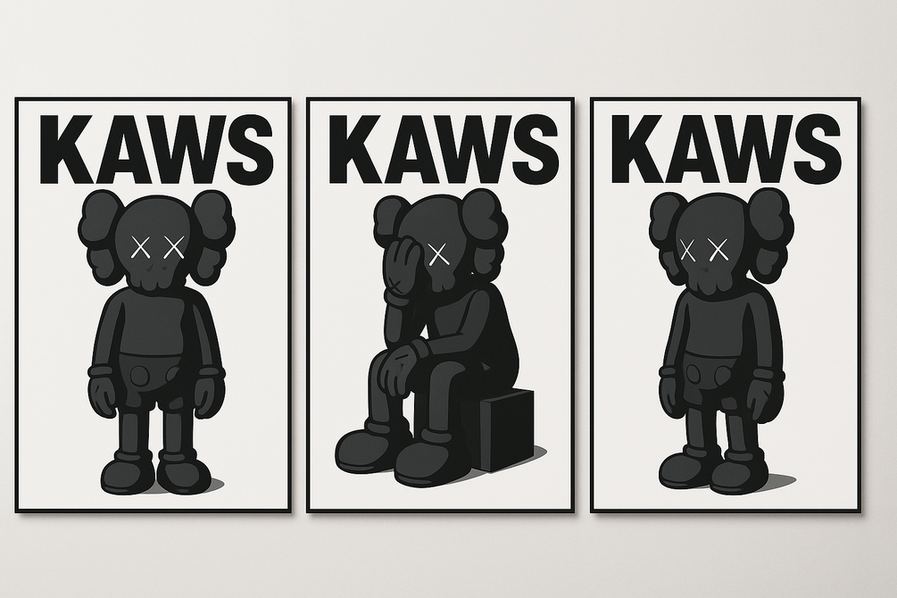 KAWS-Inspired Graffiti Pop Art | 3-in-1 High-Resolution Digital Prints ...