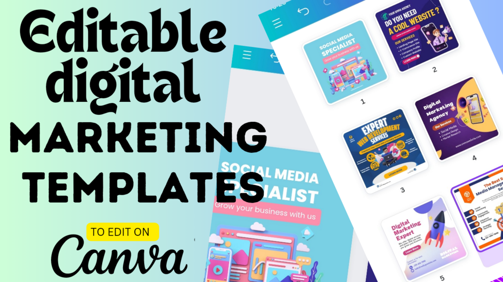 Digital Marketing Agency Templates Bundle. For socials