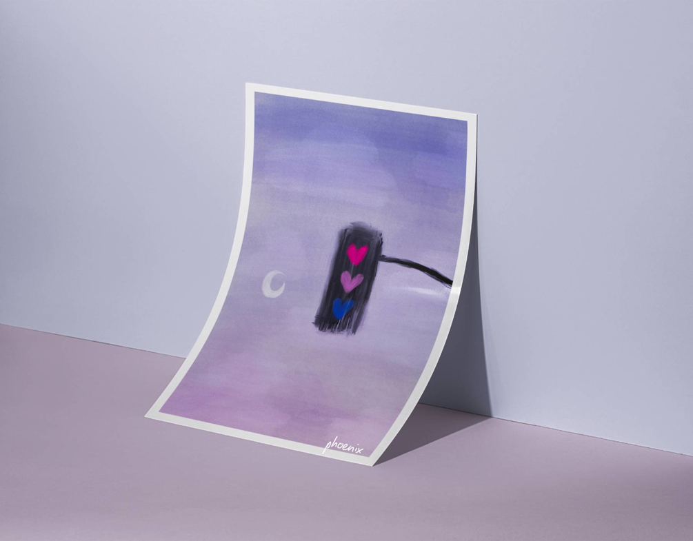 Subtle Bisexual Poster | Digital Print