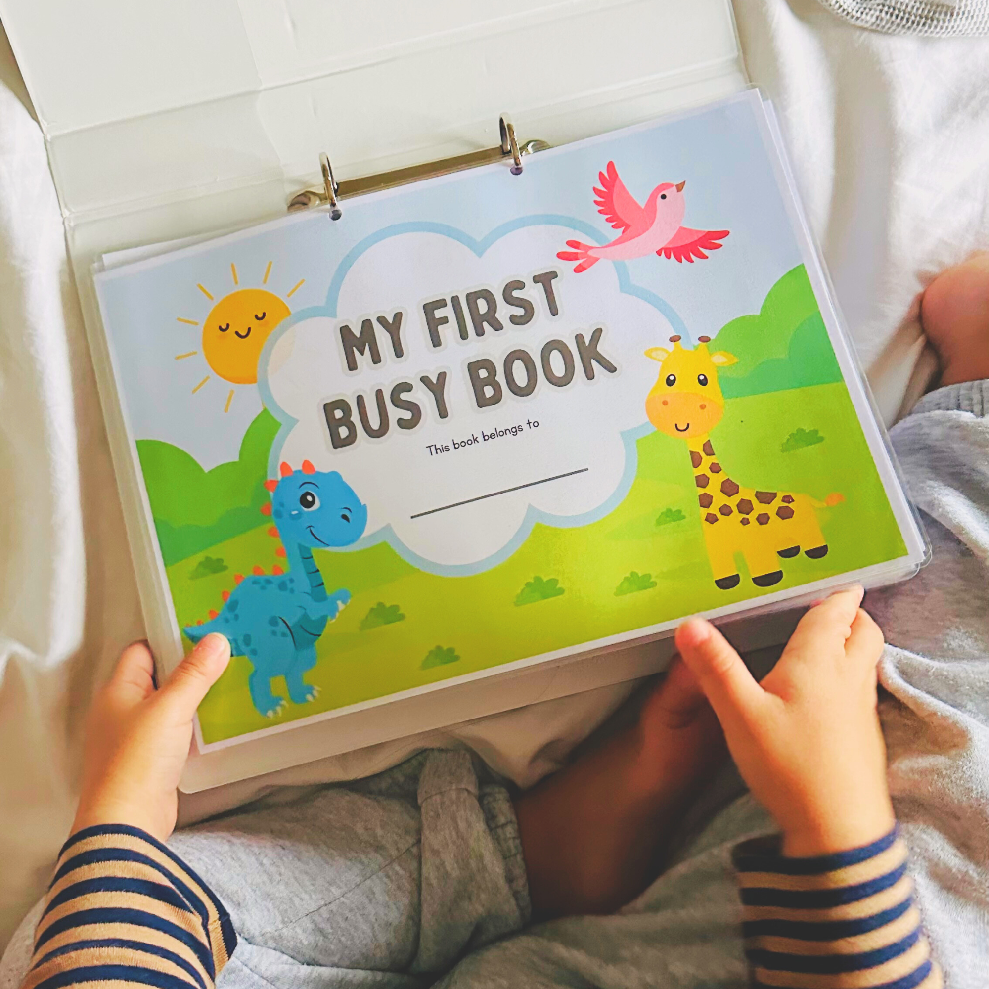 Busy Book for Toddlers Activity Sheet