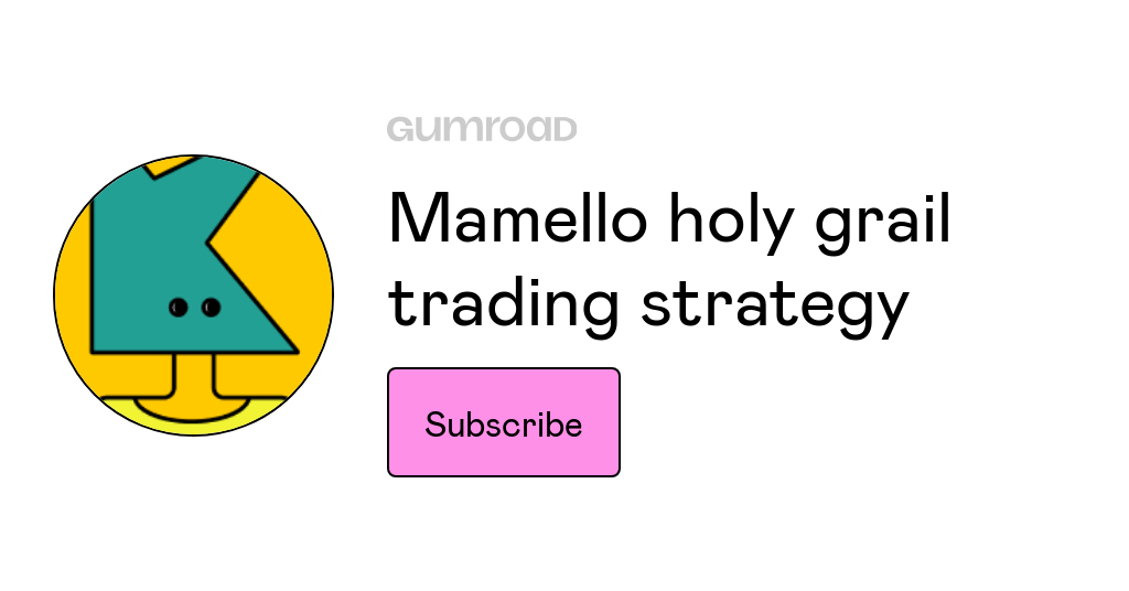 Mamello holy grail trading strategy
