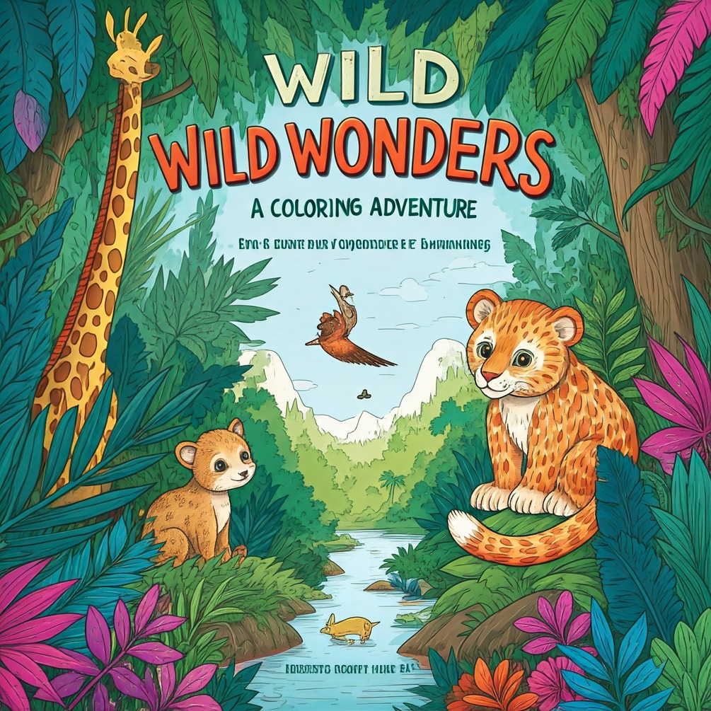 Wild Wonders: A Coloring Adventure