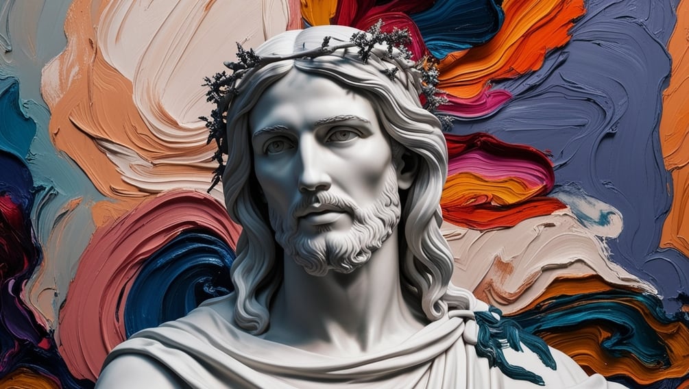 "Explore the Divine: Abstract Expression Images of God 🎨 #SpiritualArt ...