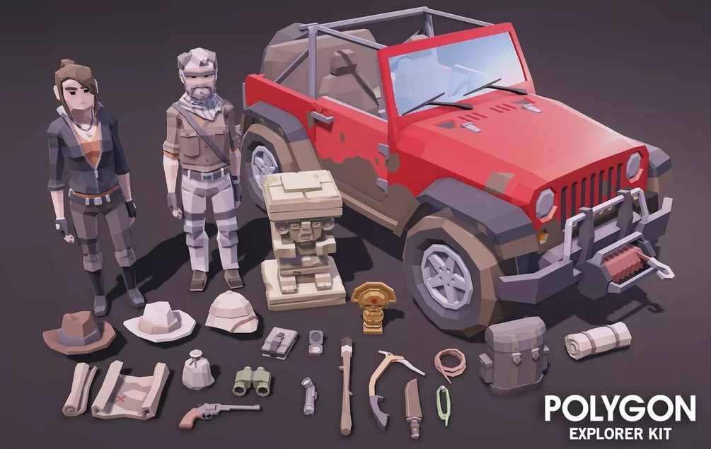 POLYGON Explorer - Low Poly 3D Art
