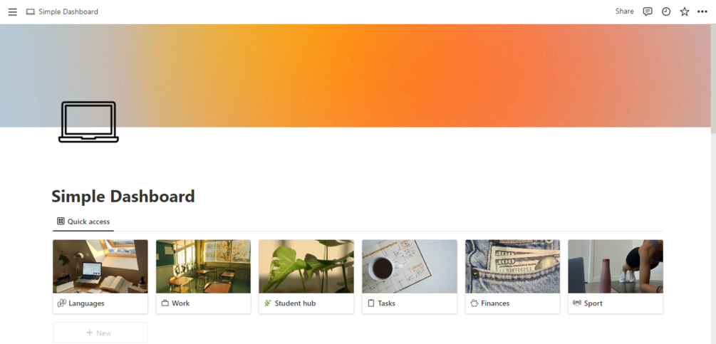 Simple Dashboard