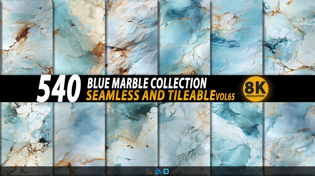 +540 Blue marble collection| Vol65 | 8K Res