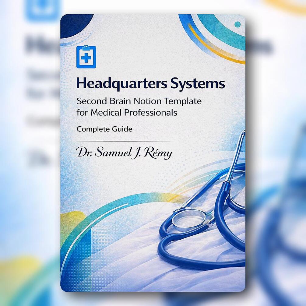 Headquarters Systems — Second Brain Notion Template for Medical ...