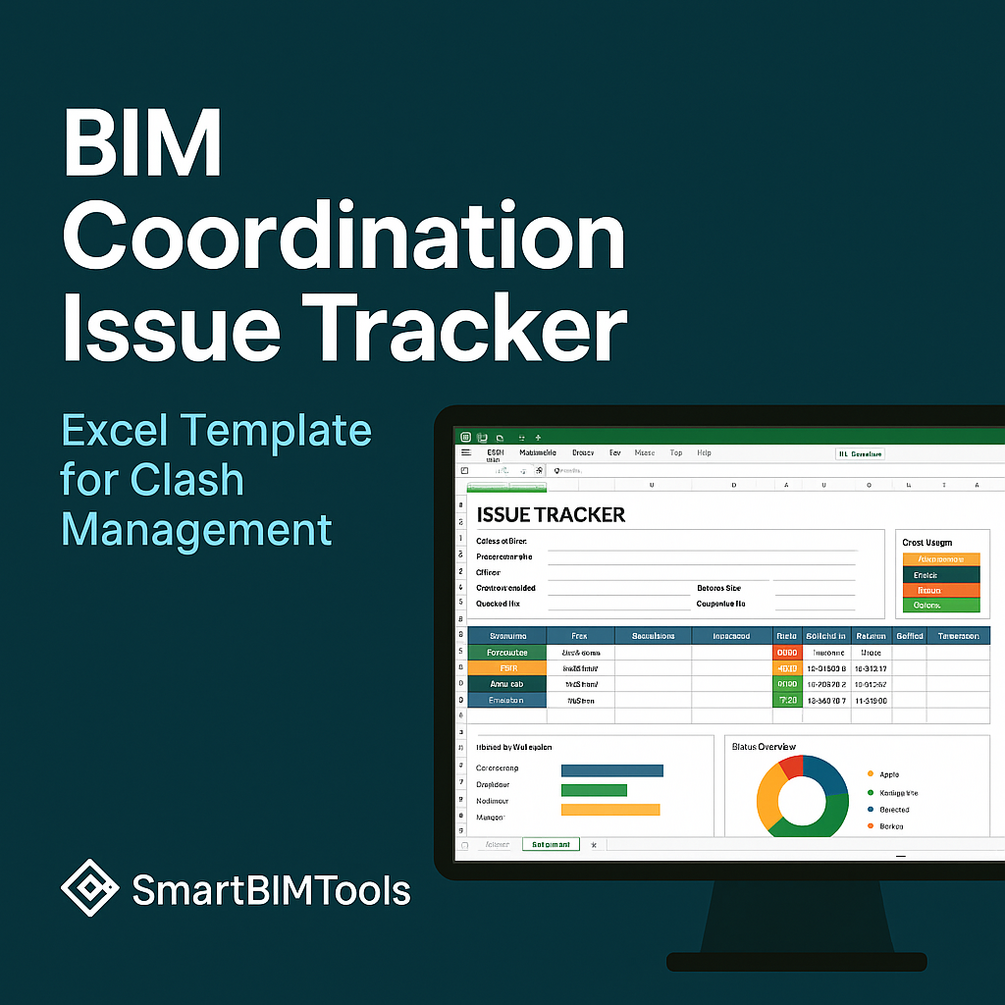 BIM Coordination Issue Tracker – Excel Template for Clash Management