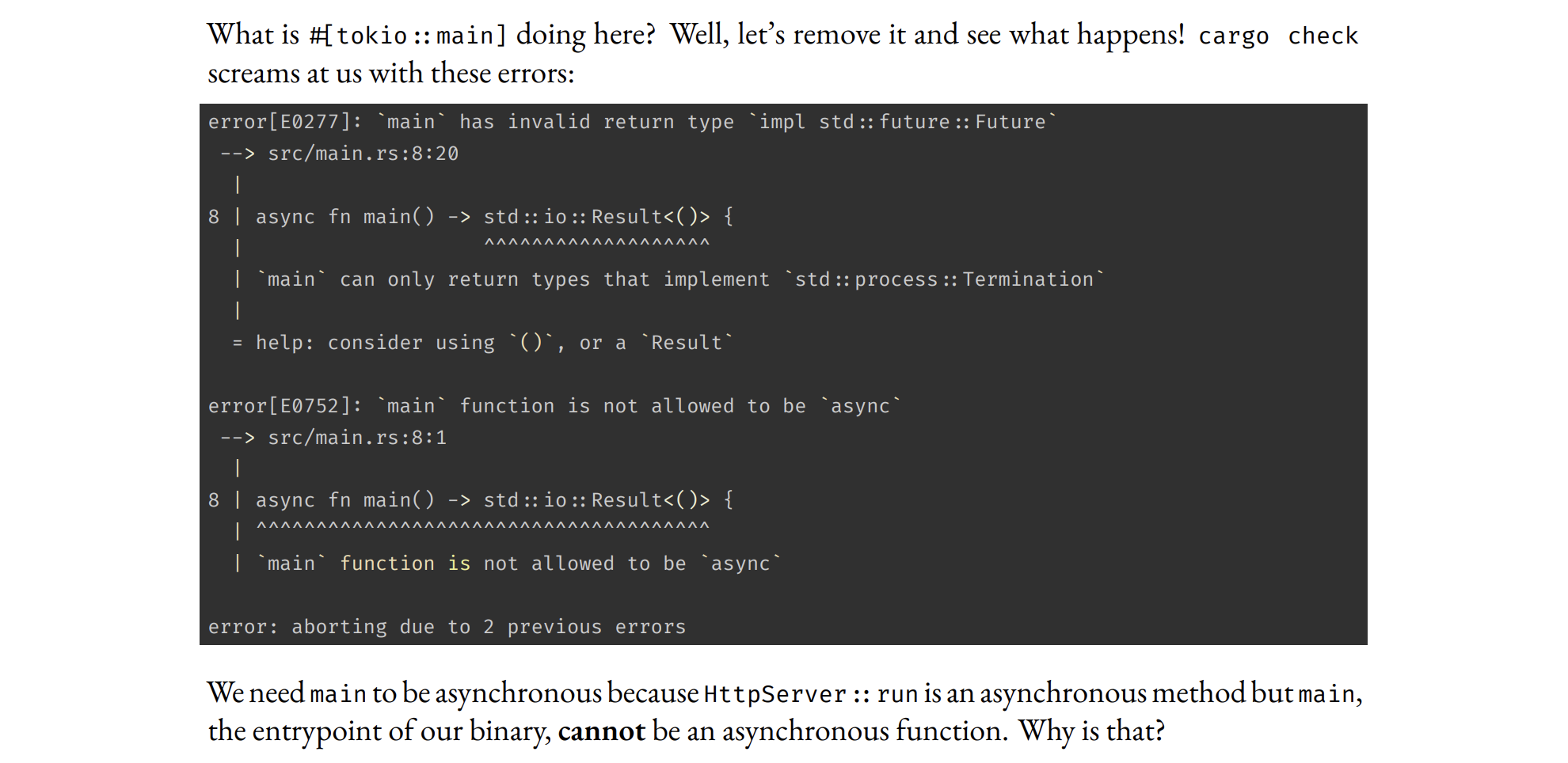 Zero To Production In Rust