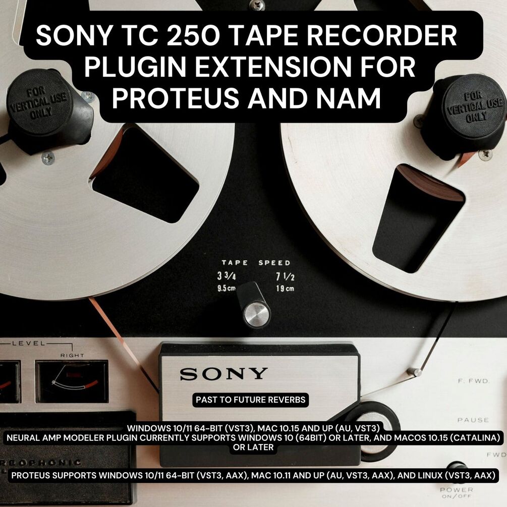 SONY TC 250 TAPE MACHINE PLUGIN EXTENSION FOR NAM AND PROTEUS! (AU ...
