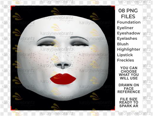 SPARK AR - MakeUp PNG Pack