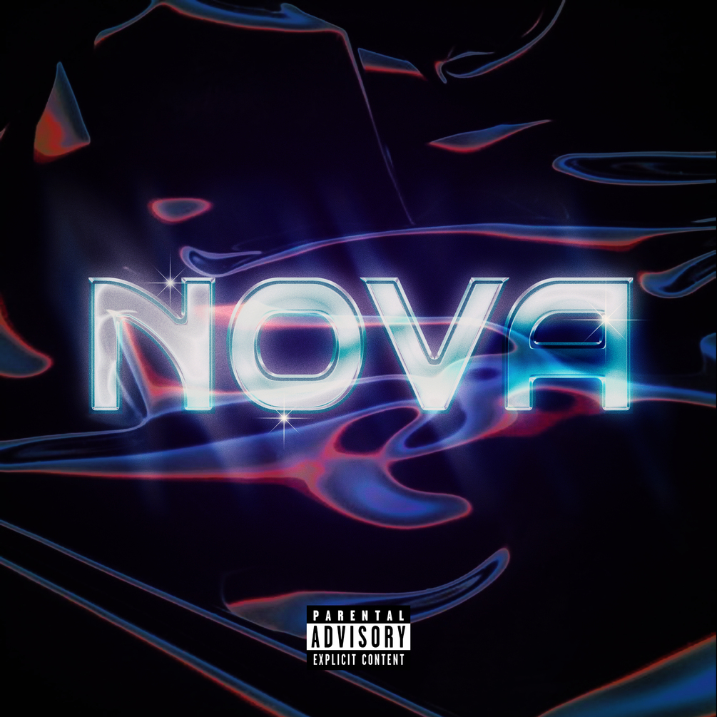 🔥 "NOVA" - Futuristic Chrome Album Cover 🔥