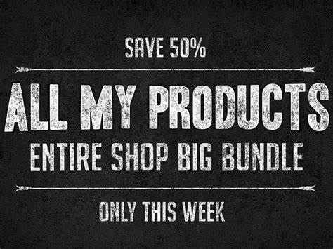 Entire Shop Digital Content Bundle | MILLIONS of Digital Products ...