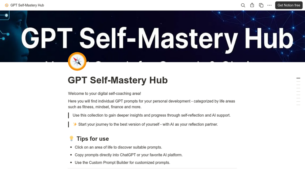 The GPT Self-Mastery Hub