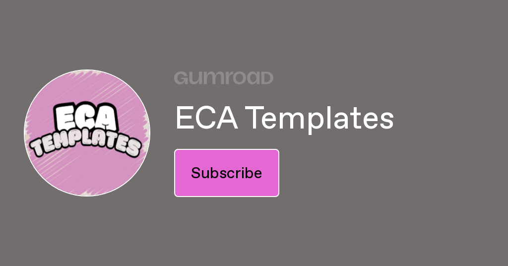 ECA Templates