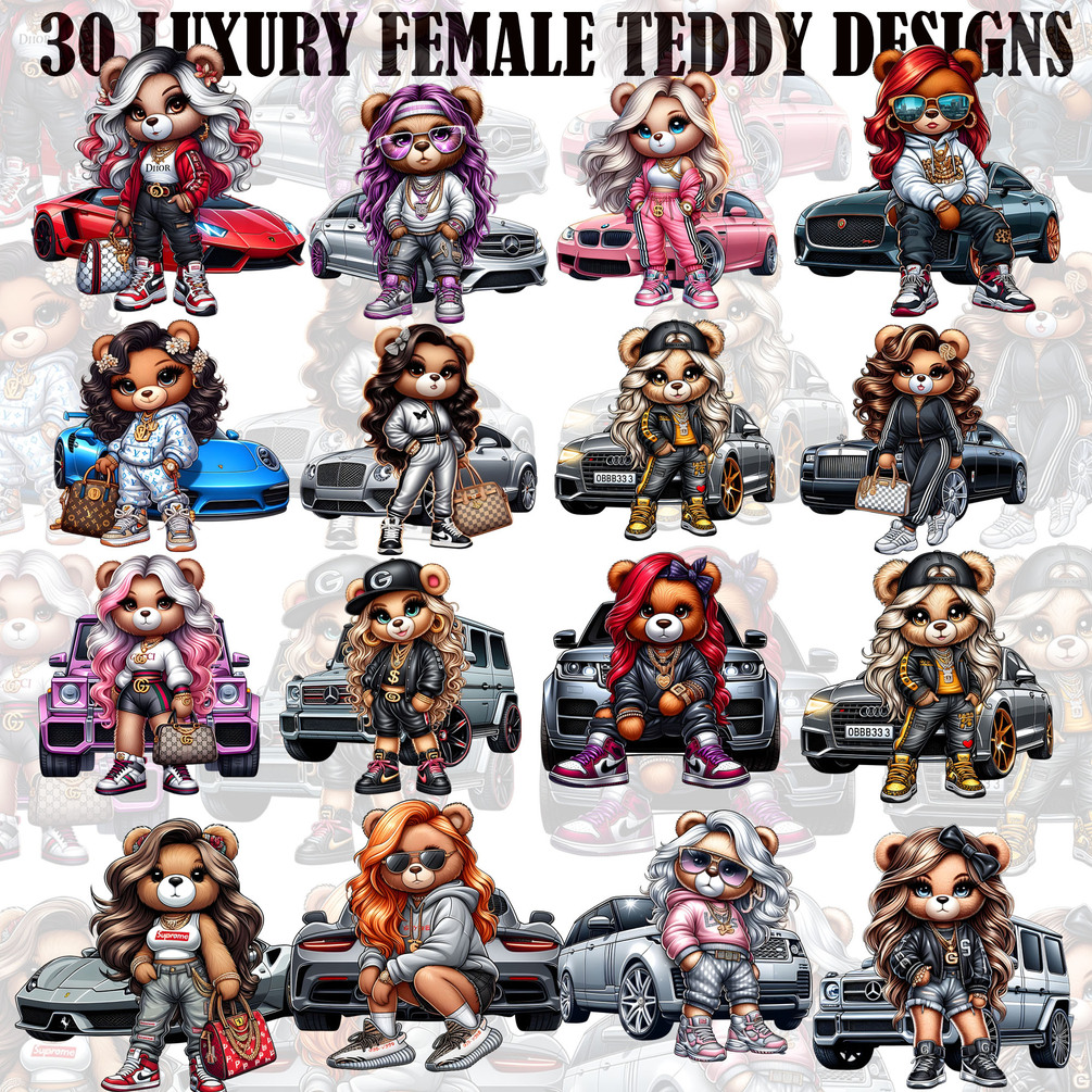 20 LUXURY FEMALE TEDDY DESIGNS