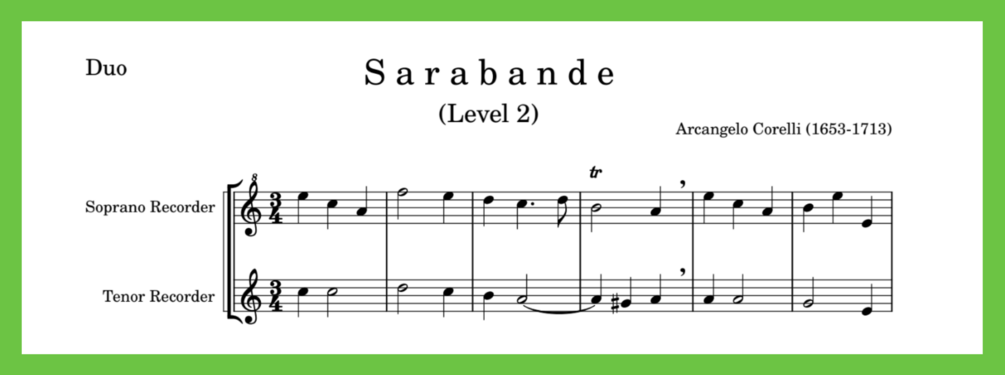 Corelli - Sarabande