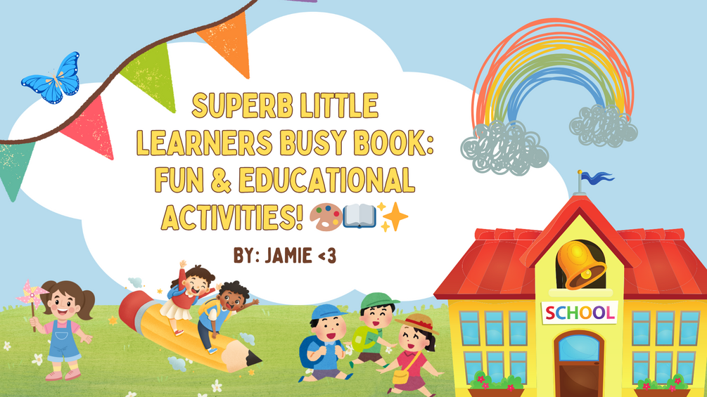 SUPERB Little Learners Busy Book: Fun & Educational Activities! 🎨📖