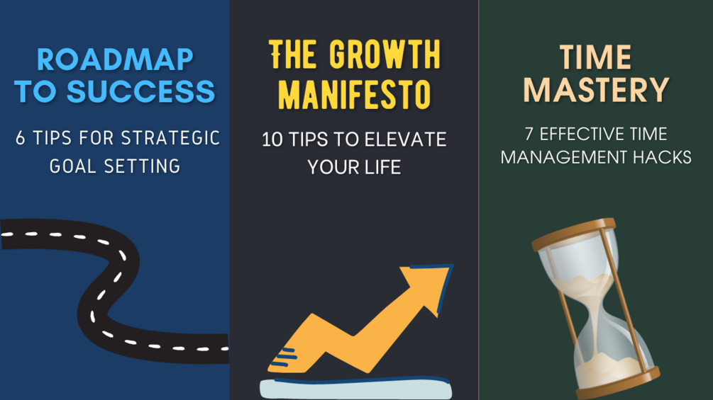 Free Personal Growth Infographics (Set of 3)