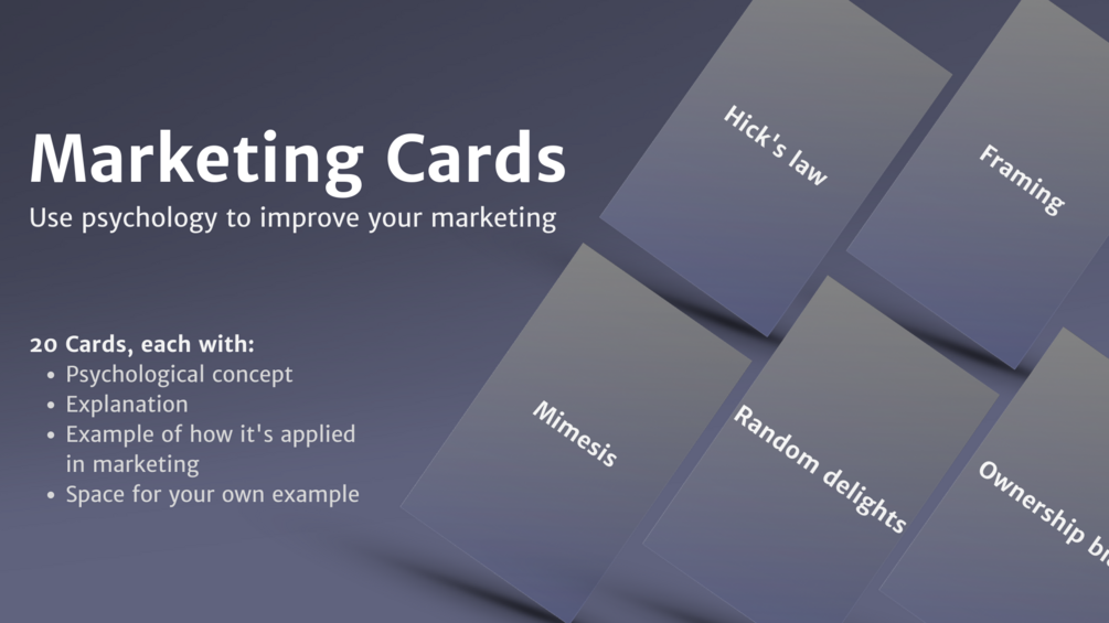 Marketing Cards: Use Psychology to Improve Your Marketing