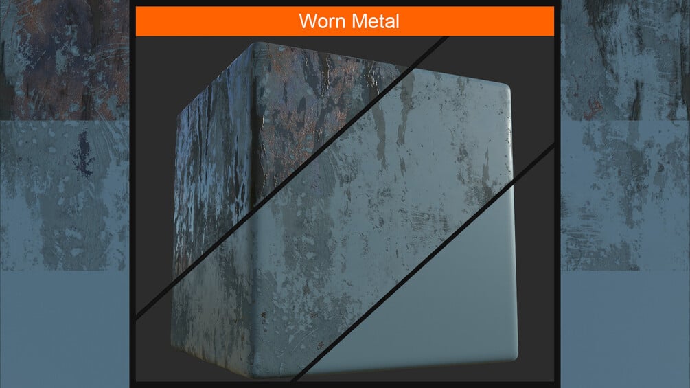 Substance Material: Worn Metal