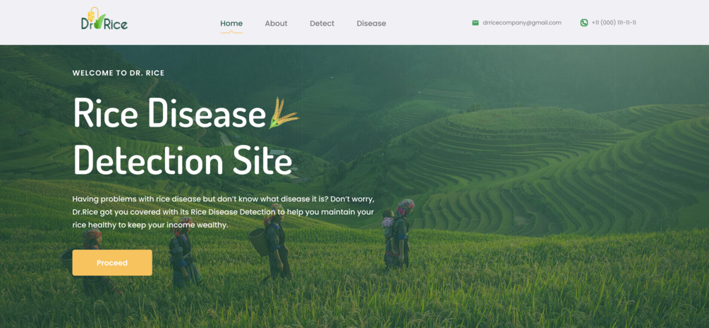 Dr. Rice: A Figma Mockup Web Application for Rice Disease ...