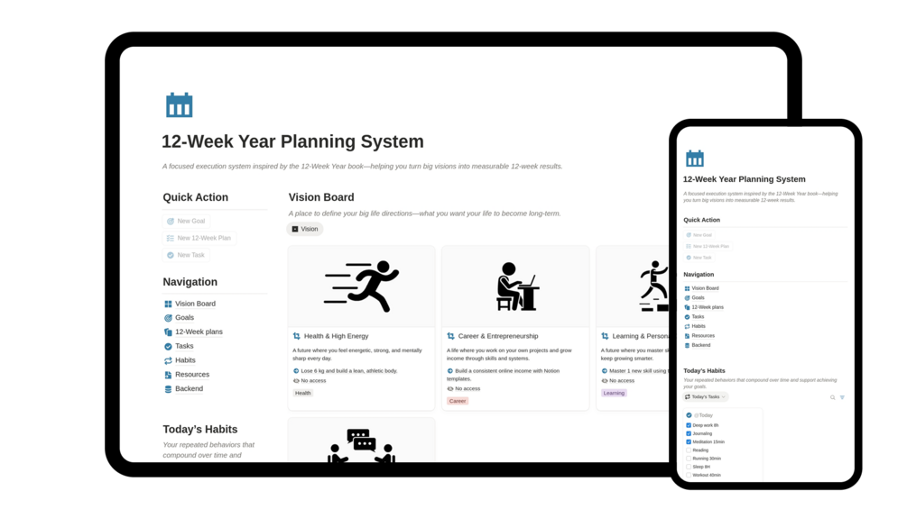 12-Week Year Planning System