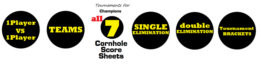 Official Cornhole Score Sheets | PERFECT for Amateurs, Leagues ...