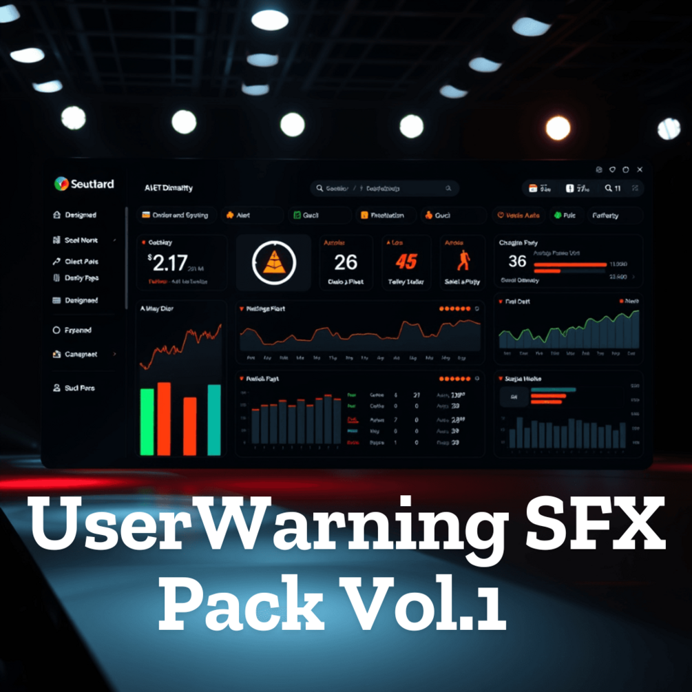 UserWarning SFX Pack Vol.1 – 48 UI Alert & System Sounds